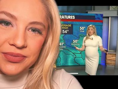 Pregnant meteorologist Claire Anderson for KCPQ fires back at viewer's ...