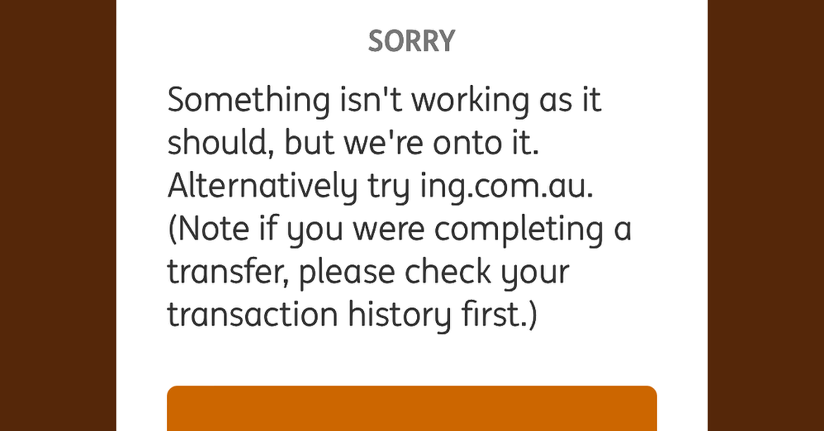 ING Australia outage: Customers from ING Australia locked out of ...
