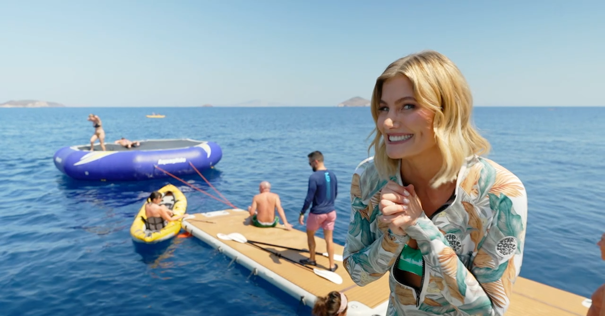 Getaway: Sam McClymont continued her Greek adventure in Mykonos ...