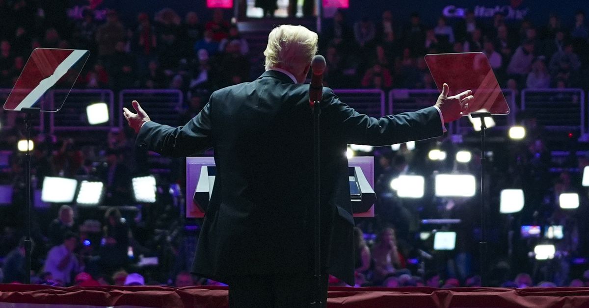 Donald Trump rally: 'We won': Triumphant Trump outlines presidential ...