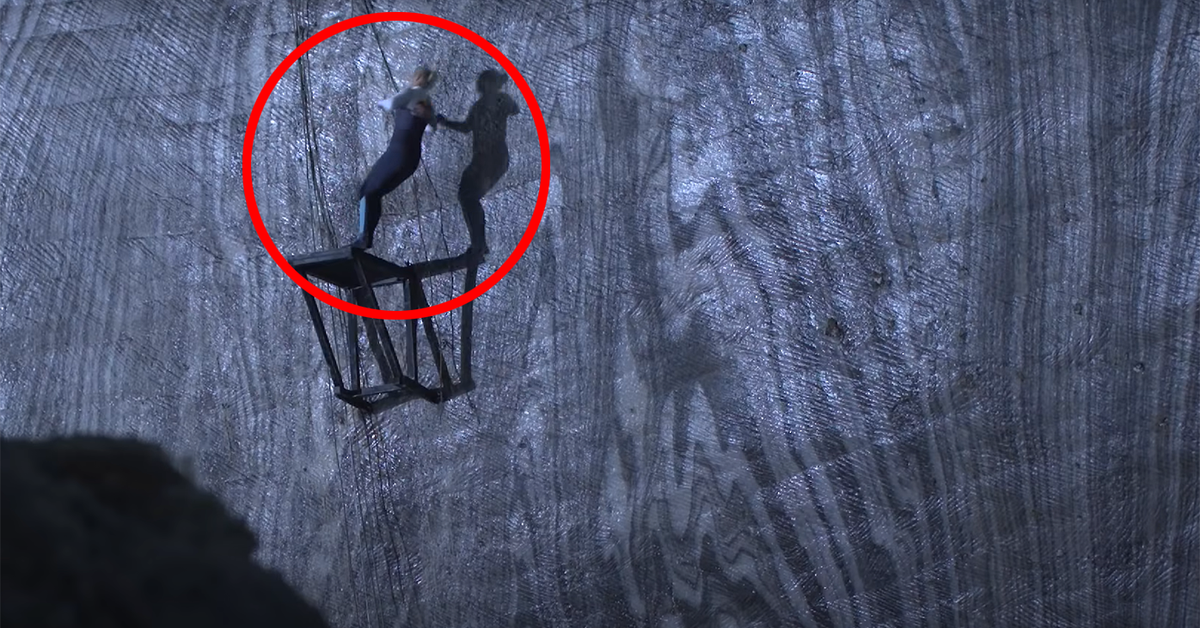 Cliff diving: Rhiannan Iffland perched on a platform 27m above the ...