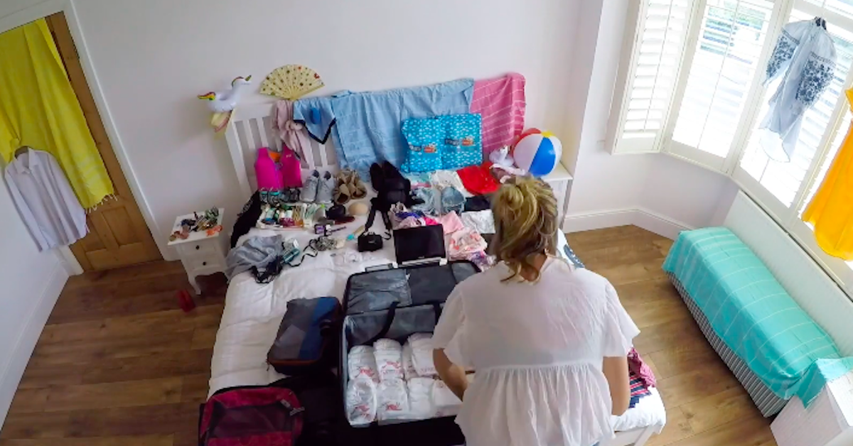 How this mum packs 200 items for a week-long holiday in a single ...