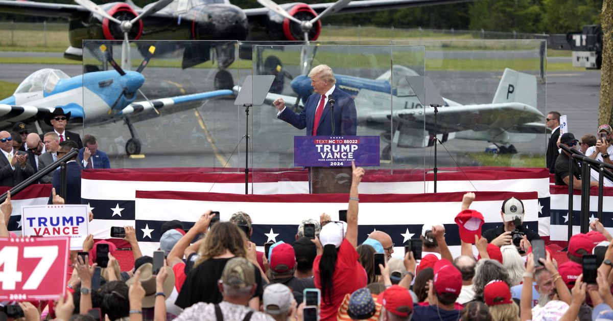 US election 2024: Donald Trump holds first outdoor rally since ...