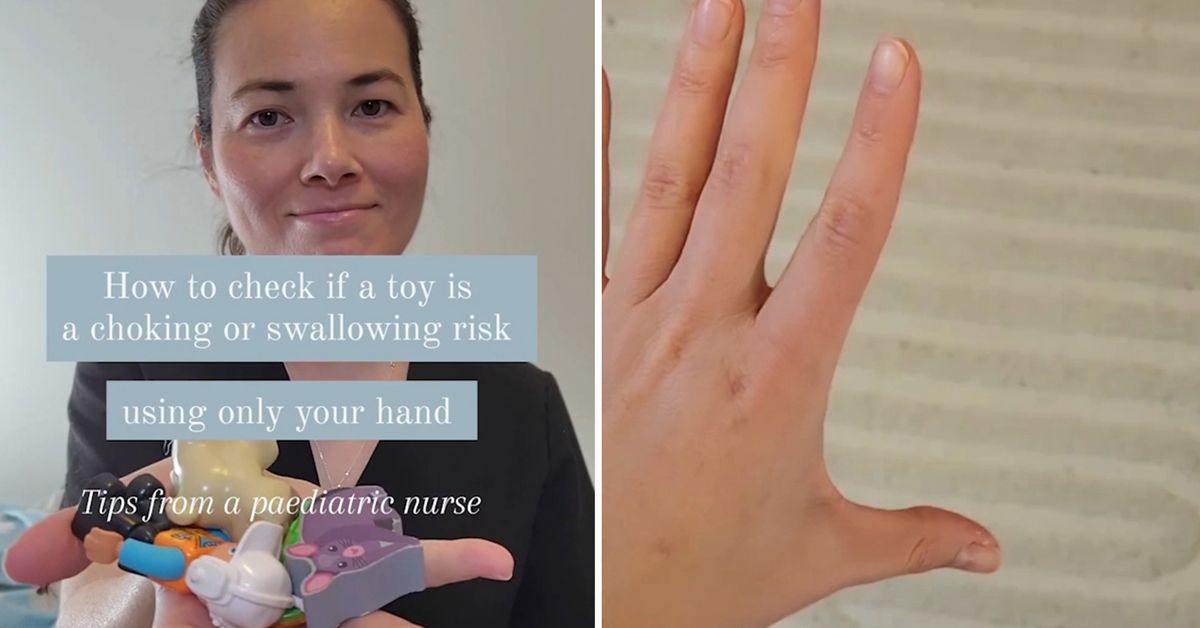Choking hazard: Nurse shares her simple hack to check if a toy is a ...