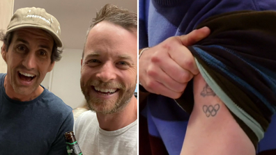 Andy Lee recalls how Hamish Blake got an 'offensive' tattoo but 'didn't ...