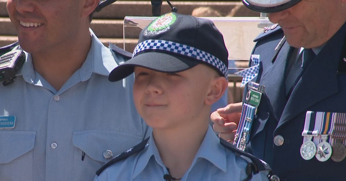 NSW Police: Make-A-Wish partners up with Police to make a boy's police dream come true