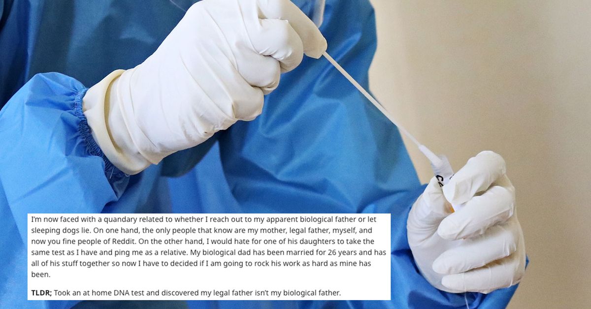 Man's online DNA test reveals biological father is his dad's best ...