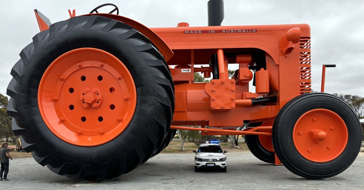 Big Tractor: 'Big Tractor' unveiled as Australia's newest 'big thing'