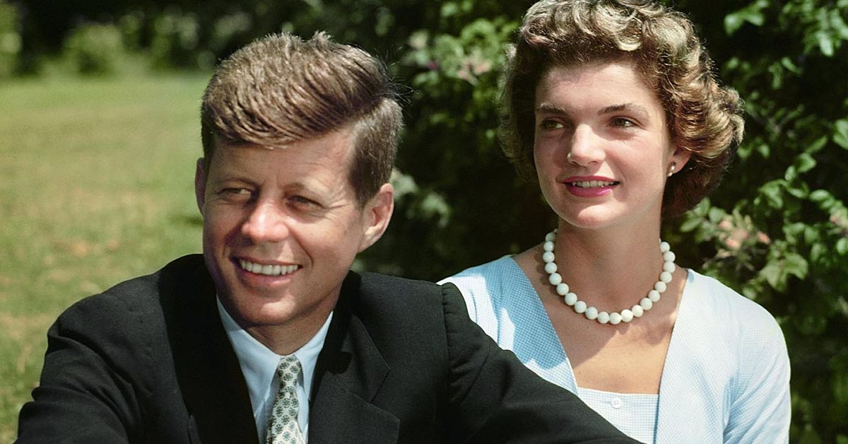 Young Jackie And John Kennedy