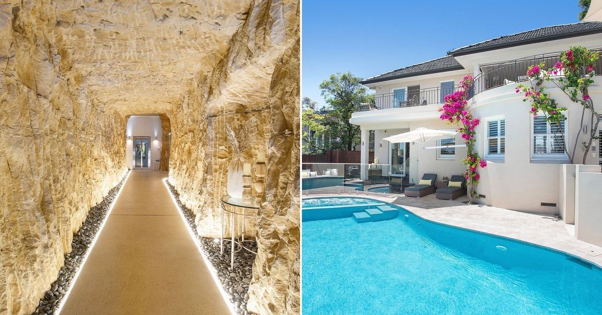 'James Bond-style' Mosman home with underground tunnel makes record ...