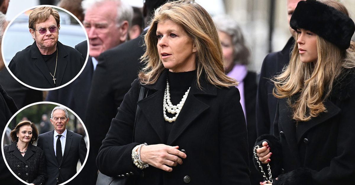 Kate Garraway farewells husband Derek Draper at funeral attended by ...