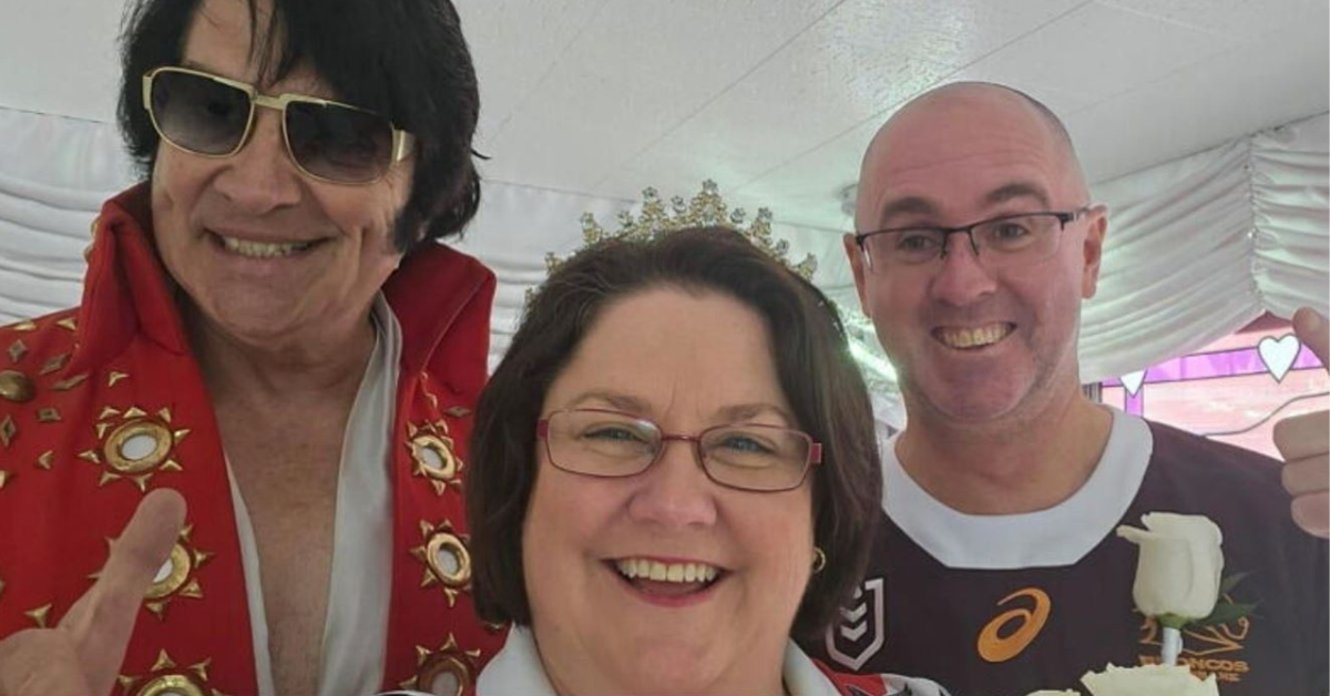 NRL Las Vegas round: Aussie footy fans get married