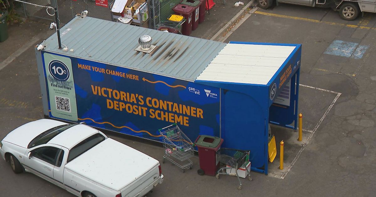 Melbourne residents jolted awake by recycling-for-cash container