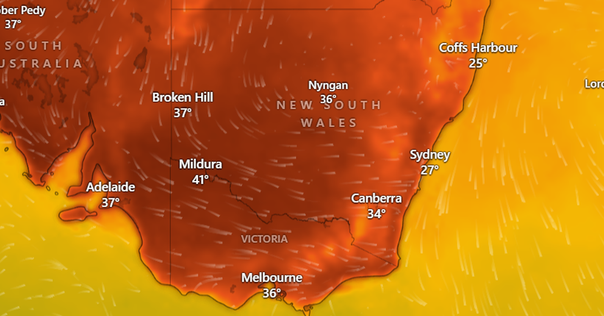Weather forecast Australia: Heatwaves across Melbourne and Canberra as ...