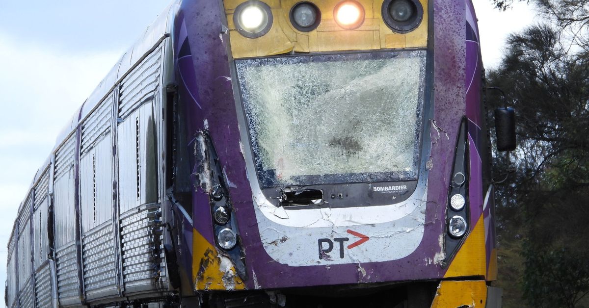 Kilmany Train Crash: Passengers evacuated after train collides with ...