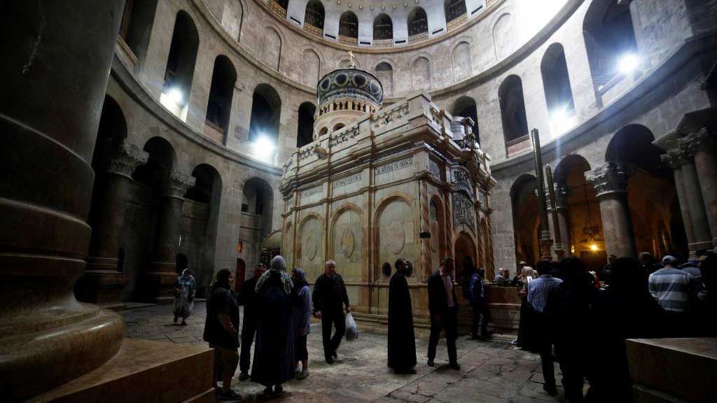 Jesus' final resting place has re-opened to the public following ...