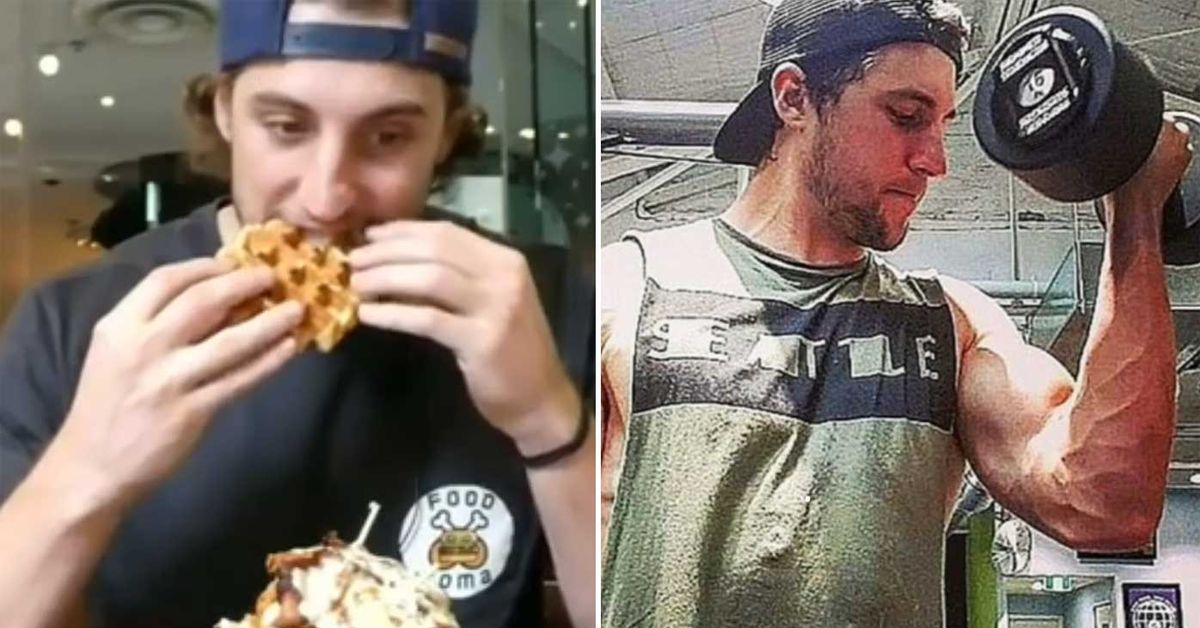 How competitive eater Jesse Freeman eats 30,000 calories a day and ...