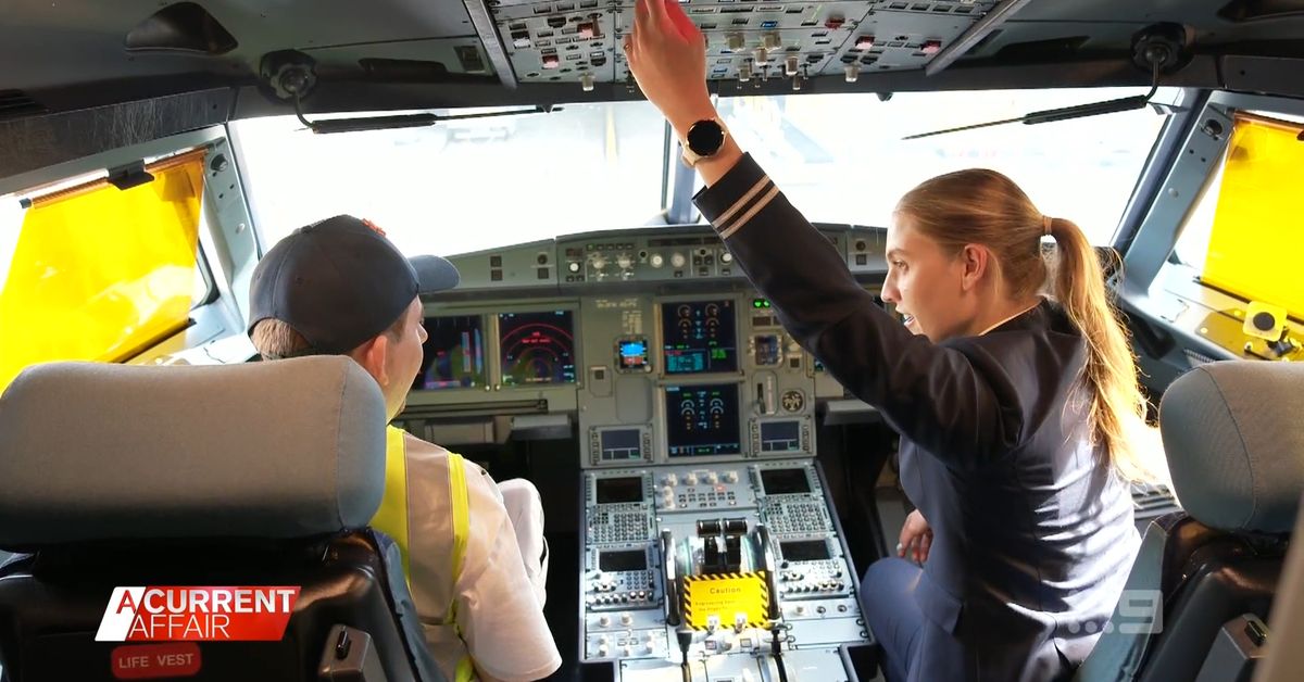 Young man's dream takes flight thanks to kind-hearted flight crew