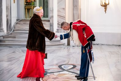 Queen Mary shines in gold for Denmark's annual New Year's celebration ...
