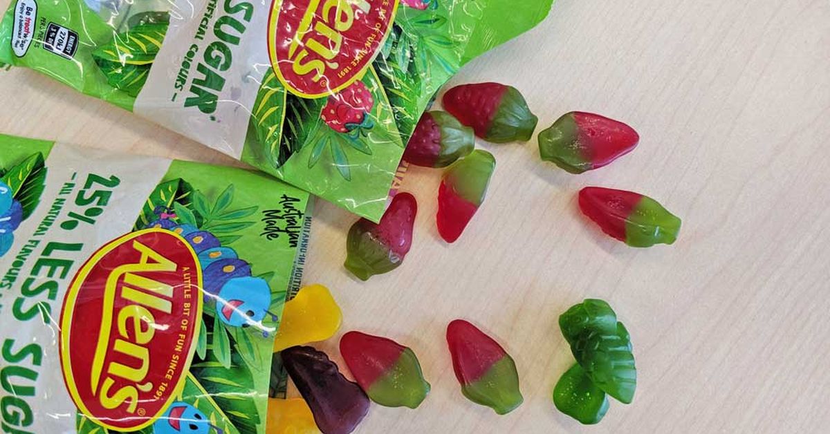 Allen's lollies 25 per cent less sugar - 9Kitchen