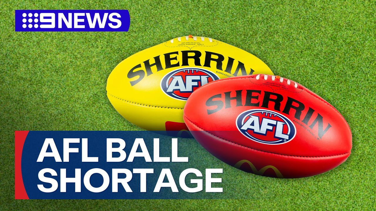 AFL facing ball shortage: 9News Latest Stories Season 2024, Short Video